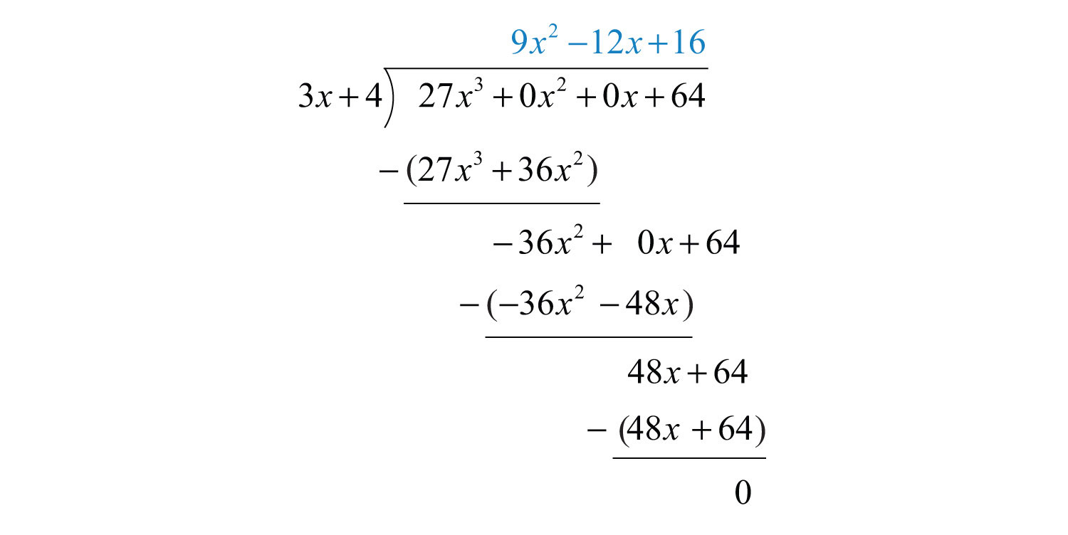 Dividing Polynomials