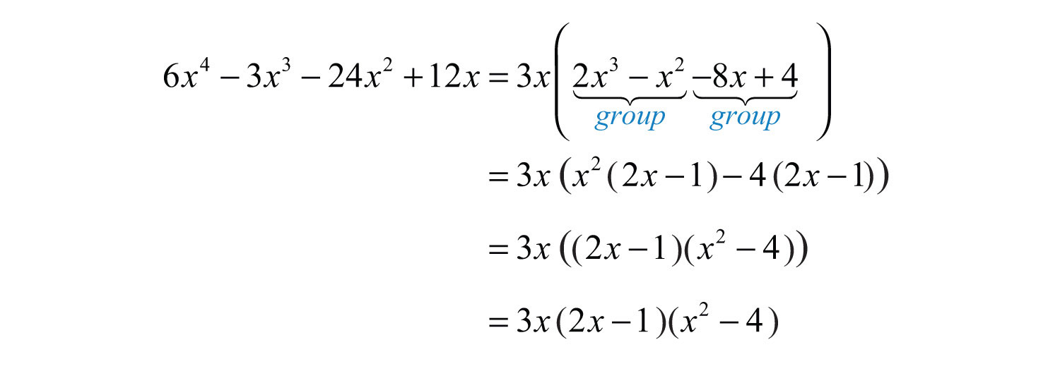 General Guidelines For Factoring Polynomials