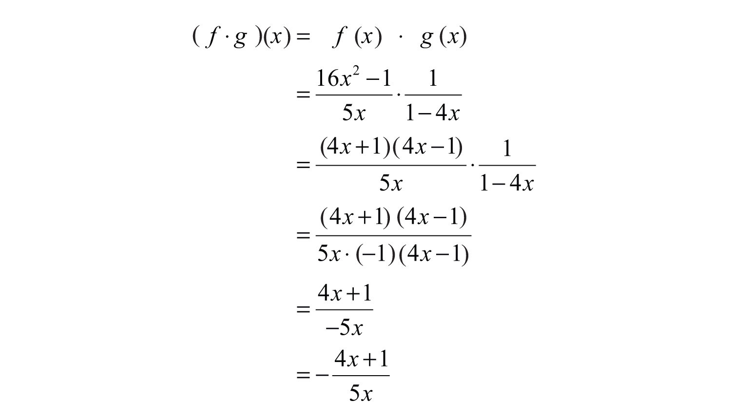Multiplying And Dividing Rational Expressions