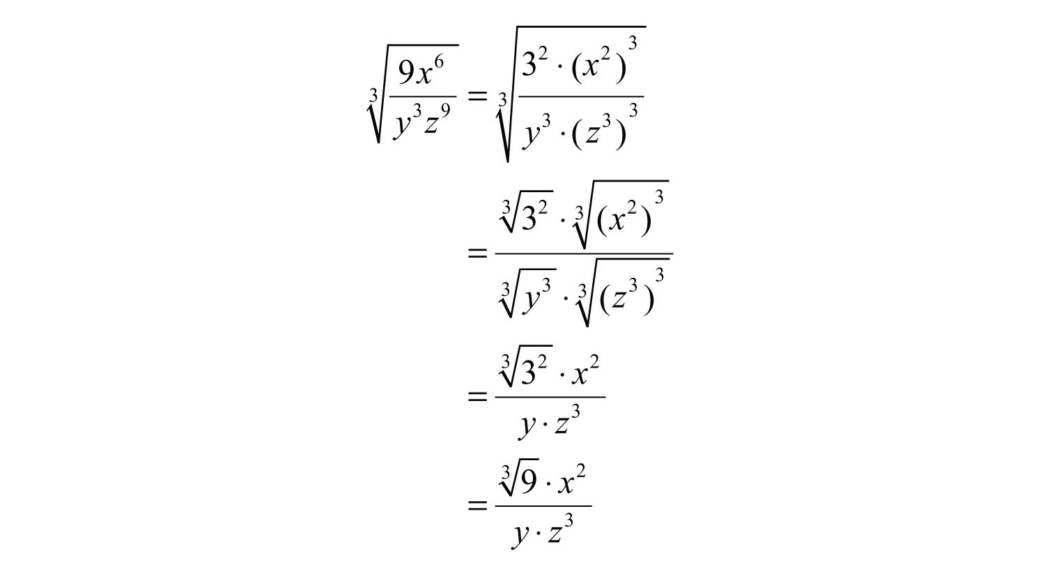 Simplifying Radical Expressions Simplifying Radical Expressions