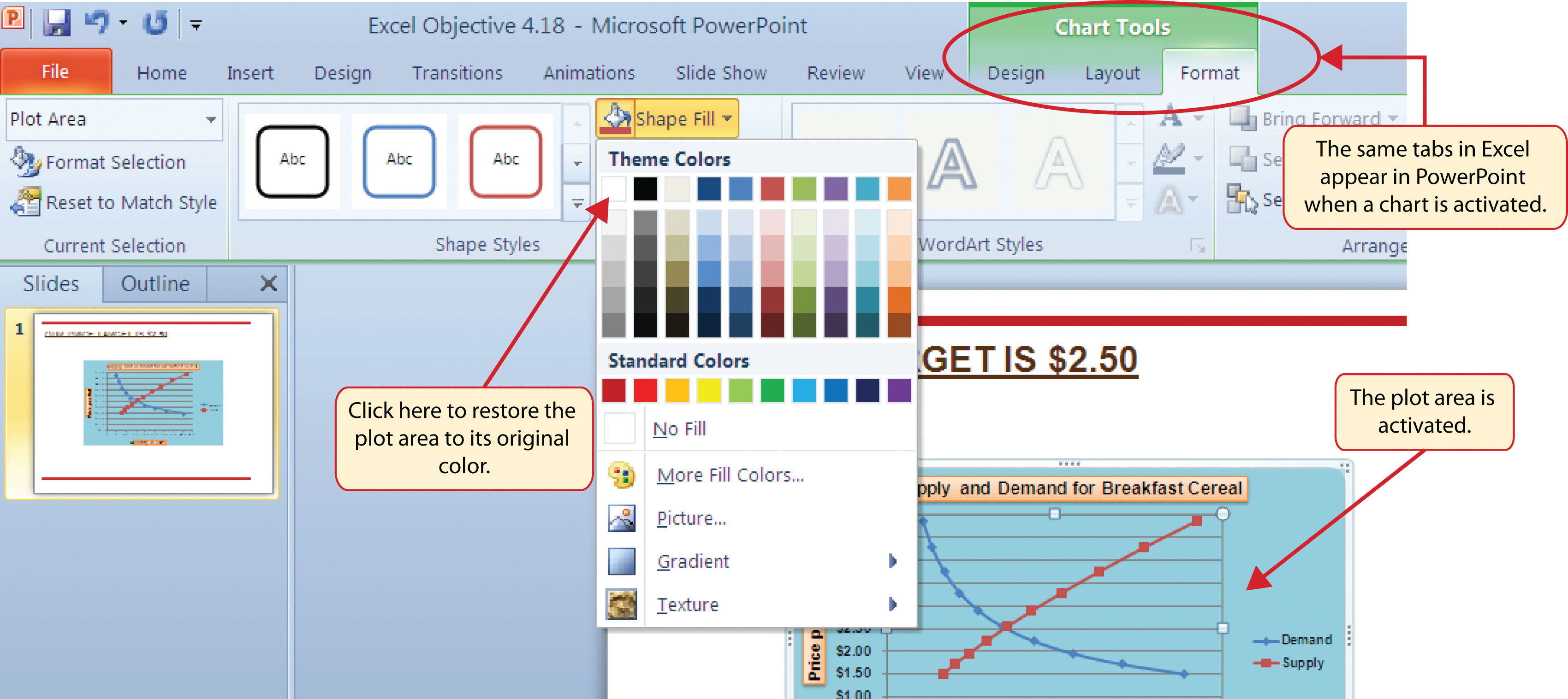 Using Charts With Microsoft Word And Microsoft PowerPoint 